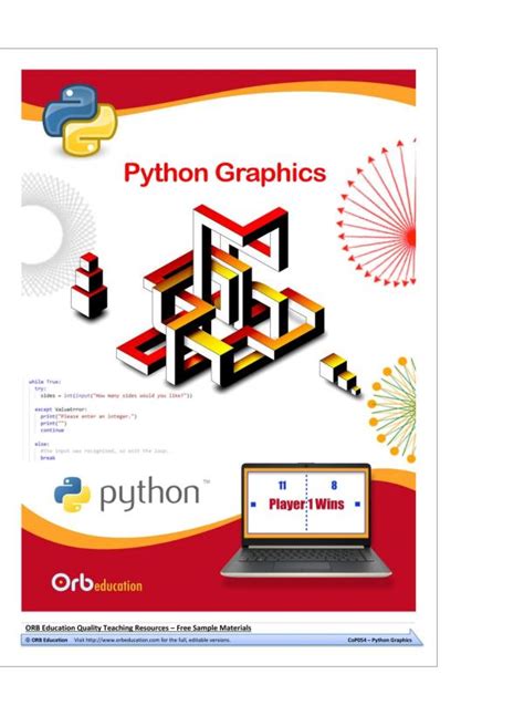 Python Graphics Orb Education Australia