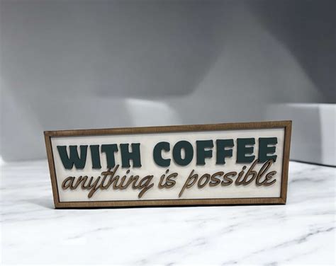With Coffee Sign Lilac Lane Diy
