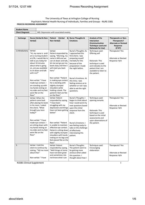 Solution Process Recording Assignment Studypool
