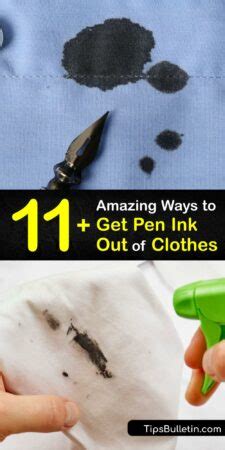 Pen Ink Stain Care Easy Guide For Removing Ink From Clothes