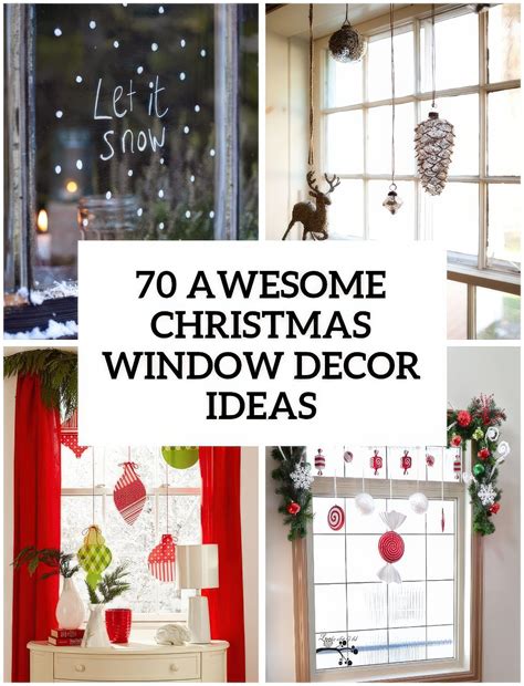 Easy Christmas Window Decorations