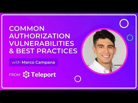 Free Video Common Authorization Vulnerabilities And Best Practices