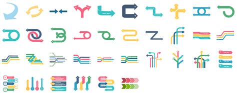 100 Infographic Arrow Elements For Better Infographic Design
