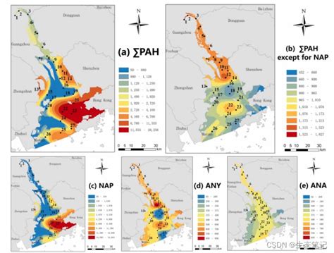 环境污染物arcgis空间差值 arcgis实验污染物空间插值实验 csdn博客