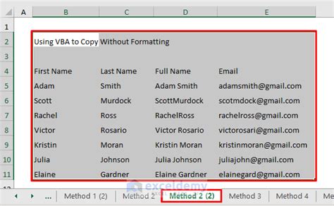 How To Use Excel VBA To Copy Range To Another Excel Sheet