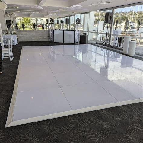Wedding White Gloss Dance Floor For Hire Sydney Canberra
