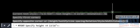Autocad Mtext Command Multi‑line Text