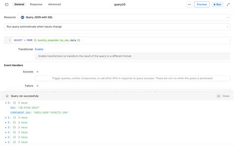 Using Query JSON With SQL To Grab Google Sheet Data Queries And Resources Retool Forum