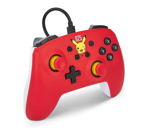 Power A Nsw Wired Controller Laughing Pikachu For Nintendo Switch