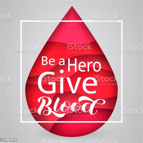 3d 종이 컷 효과와 혈액 문자 헌혈 개념 벡터 일러스트레이션 감정에 대한 스톡 벡터 아트 및 기타 이미지 감정 모양 방울 Istock