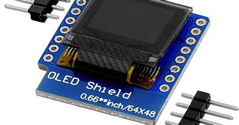 0 66 Inch OLED Display Module IIC I2C Interface For D1 Mini