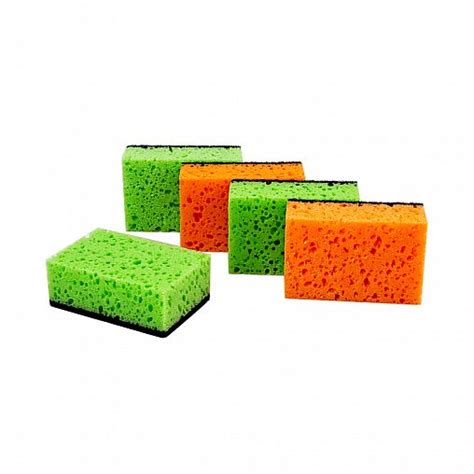 Губки для посуды Мелочи жизни крупнопористые упаковка 5 шт цена купить в интернет магазине