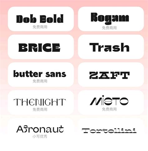 70款必备英文字体合集 知乎