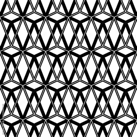 Seamless Pattern With Diamonds Triangles Polygons Background Image With Repeated Geometrical