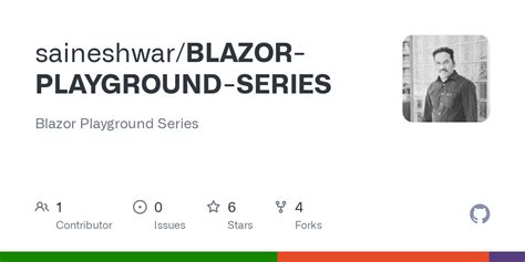 Github Saineshwarblazor Playground Series Blazor Playground Series