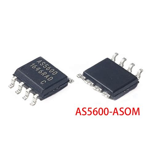 5pcs As5600 Asom As5600 Sop8 Smd Magnetic Encoder With Magnet Dioded