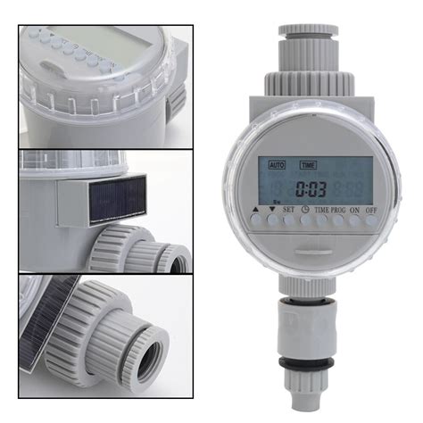 Digital Watering Timer Solar Lcd Garden Irrigation Vicedeal