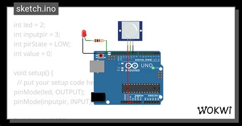 Sensor Pir Wokwi Esp32 Stm32 Arduino Simulator
