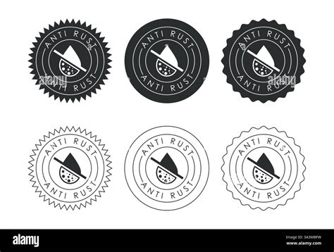 Anti Rust Icon Design Illustration Anti Oxidation Sign Rust Resistant