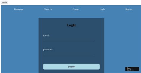form codesandbox