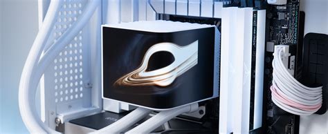 Tryx Panorama 240 White 240mm Aio 6 5 Amoled Curved Screen 3d Anamorphic Effect Display