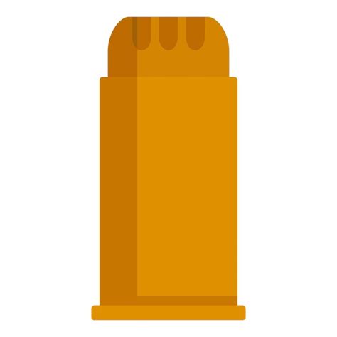 Premium Vector Bullet Shell Icon Flat Illustration Of Bullet Shell