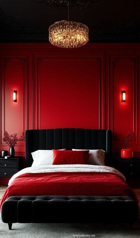 40 Striking Red And Black Bedroom Ideas To Inspire Your Makeover 2026