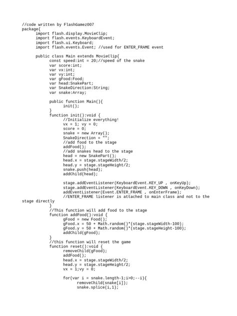 Snake Game Code Pdf Computer Programming C