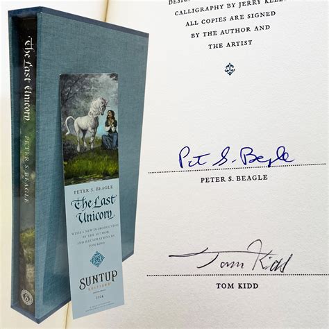 The Last Unicorn By Peter S Beagle Signed Artist Edition Of 750