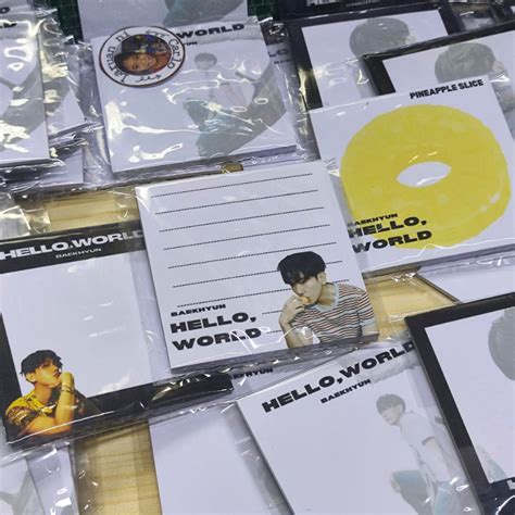 EXO Baekhyun Hello World Notepad Shopee Philippines