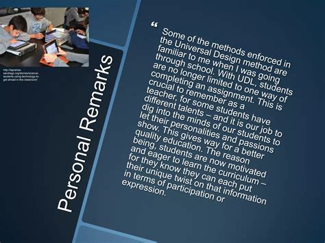 Udl In The Classroom Pptx Education