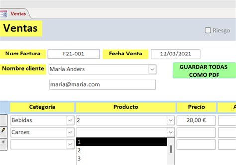 Como Completar Un Formulario Con Datos De Un Subformulario Microsoft