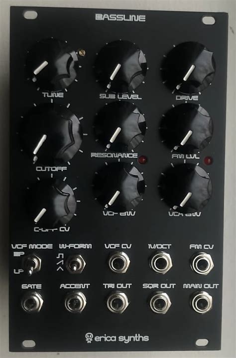 Erica Synths Diy Bassline Eurorack Module Reverb