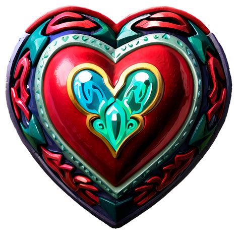 Zelda Heart Png Legend Of Zelda Heart Container Perler Bead Pattern
