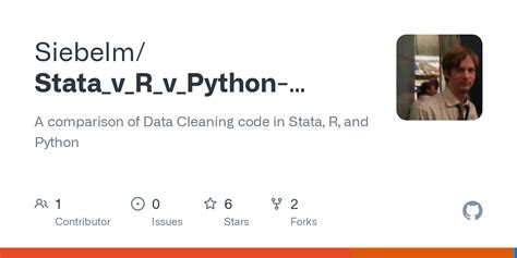 Github Siebelmstatavrvpython Thebasics A Comparison Of Data Cleaning Code In Stata R