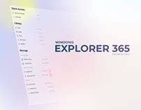 CONCEPT Windows Explorer Behance