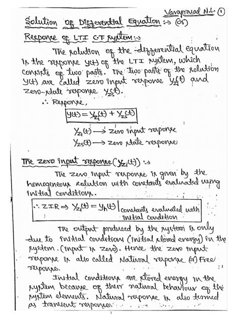 Response Of Lti System Pdf