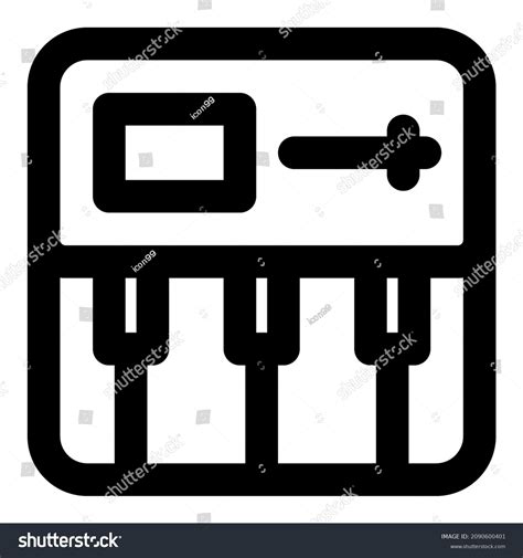 Midi Controller Mixing Enhancing Music Stock Vector Royalty Free Shutterstock