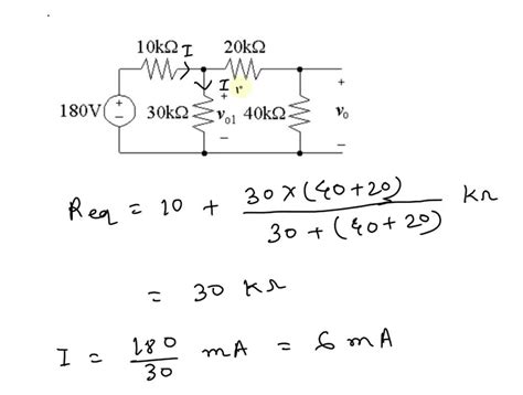 solved find the voltage vo1 across the 30 kÎ© resistor as shown in the