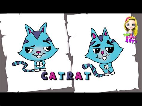 Gabbys Dollhouse How To Draw Catrat Drawing Tutorial Youtube