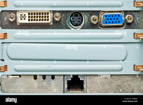 Connection Of A Computer Stock Photo Alamy