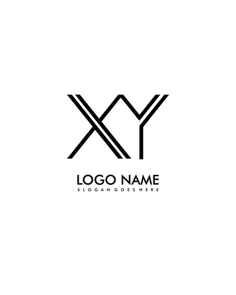 Xy Initial Minimalist Modern Abstract Logo 24665029 Vector Art At Vecteezy