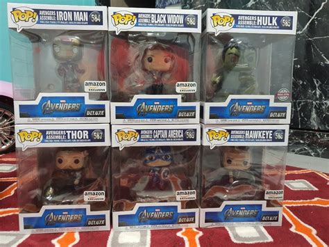 Avengers Assemble Set Hobbies And Toys Memorabilia And Collectibles Vintage Collectibles On Carousell