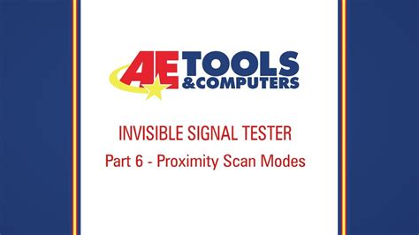 Ae Ist 6 Prox Scan Modes Youtube