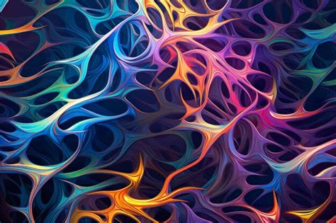 Premium Ai Image Neural Pattern Background