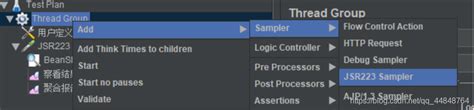Jmeter中添加jsr223 Sampler组件实现jmeter和python之间参数互相传递jmeter Jsr223 Sampler