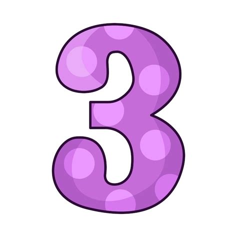 Number Three Clip Art Number 3 Png Images Cleanpng