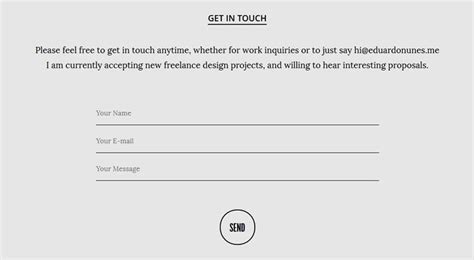 20 Highly Creative Contact Form Designs For Inspiration Speckybabe