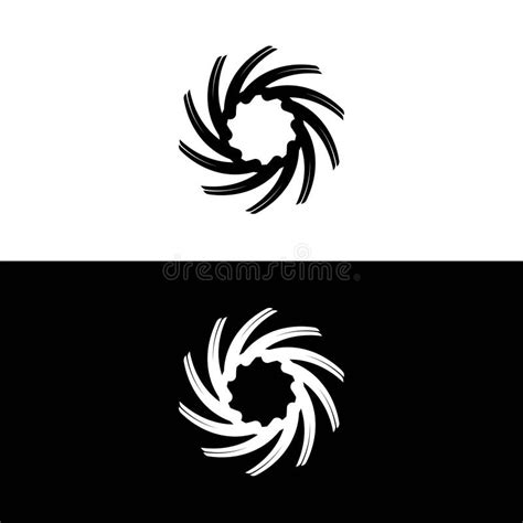 Colorful Circle Vector Logo Template Design Stock Vector Illustration