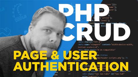 Php Crud Page And User Authentication Part 6 6 Youtube